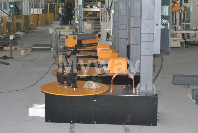small round roll film wrapping machine