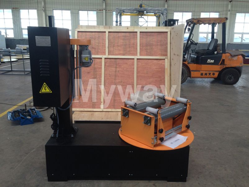 mini size paper roll stretch wrapping machine