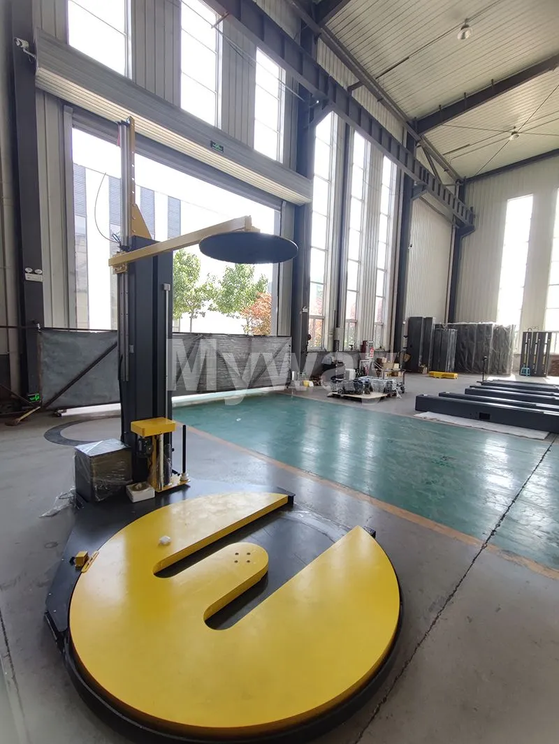 M type turntable pallet wrapping machine