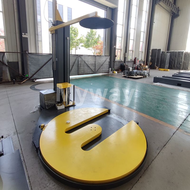 M type top press pallet wrapping machine