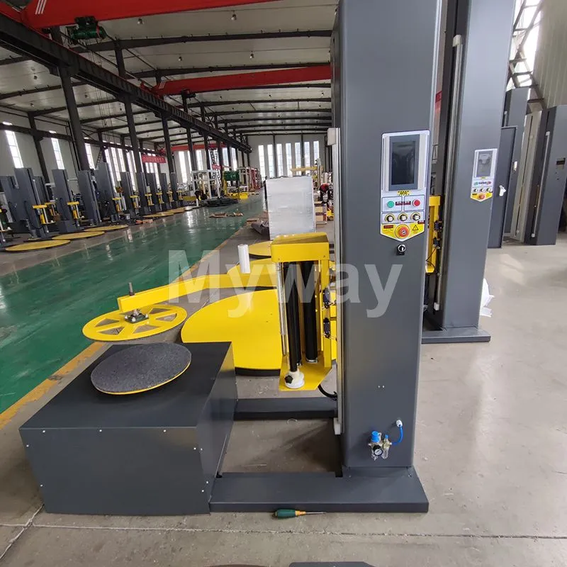Automatic box wrapping machine stretch