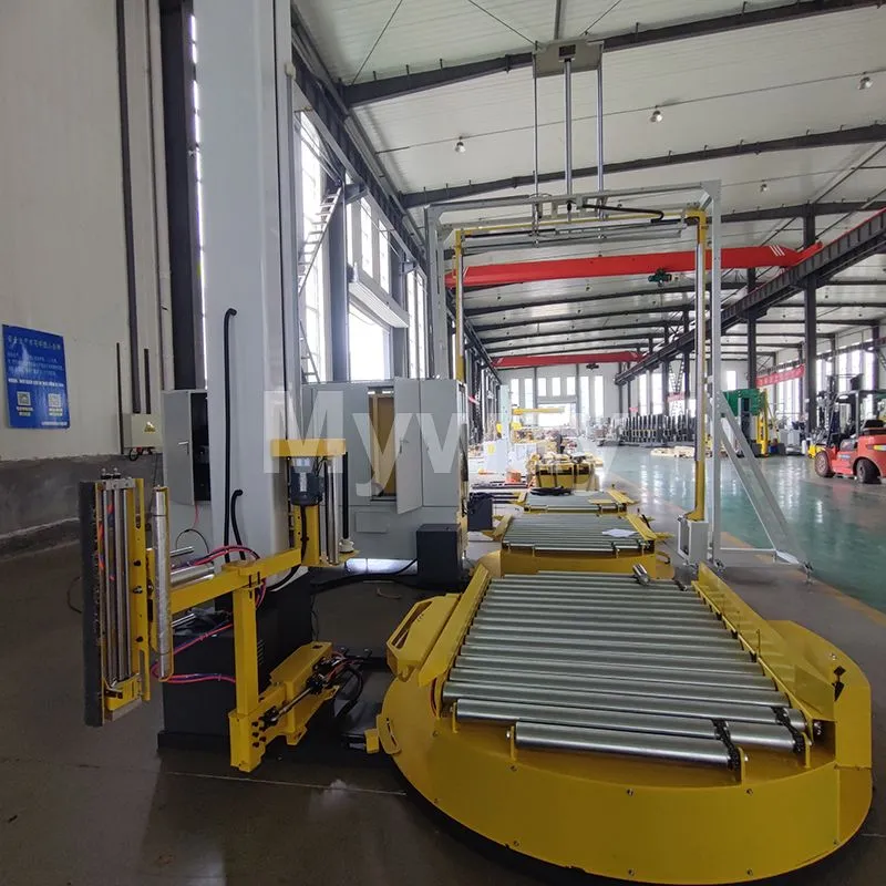 pallet stretch wrapper for packing line