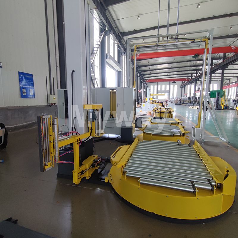Online Turntable Pallet Wrapping Machine