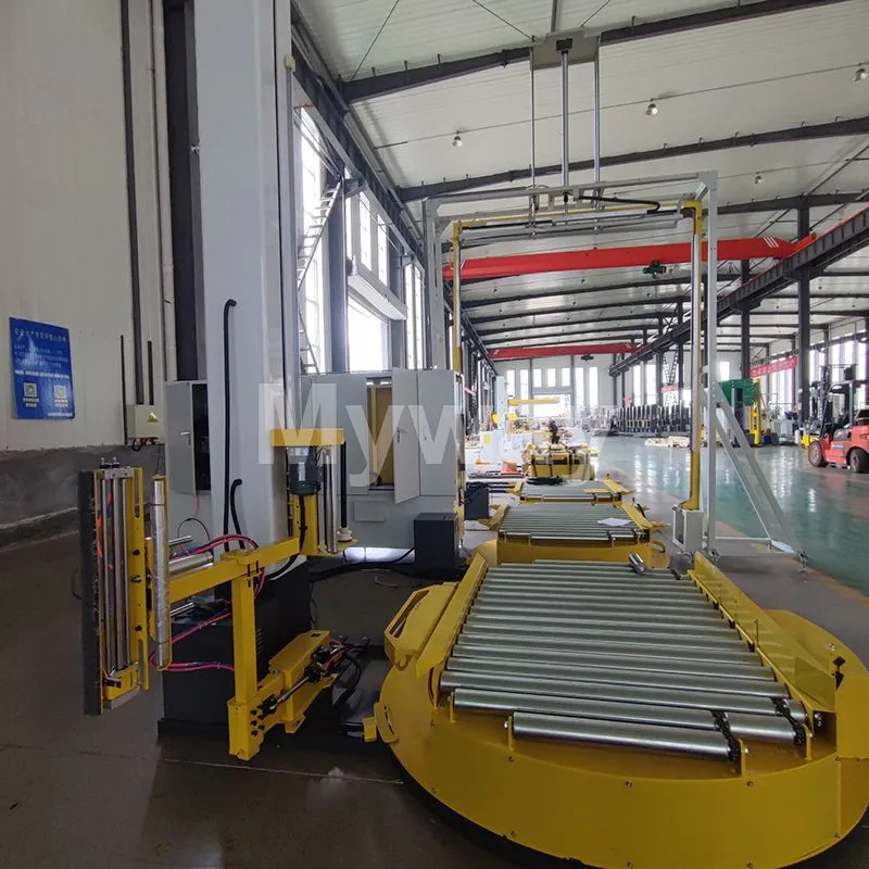 Online Turntable Pallet Wrapping Machine