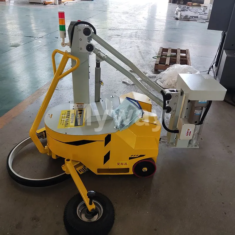 Robot Mobile Foldable Arm Wrapping Machine