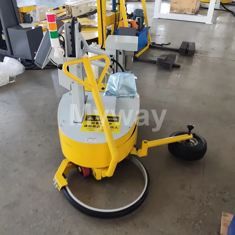 mobile stretch wrapping machine