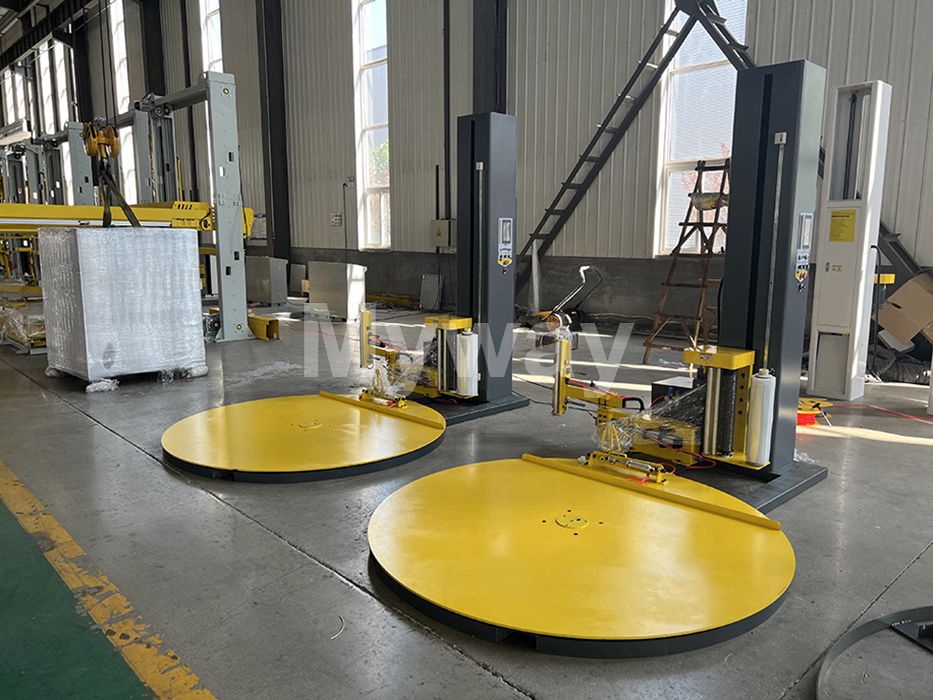 Industrial Stretch Wrapping Machine for Efficient Warehouse Packing