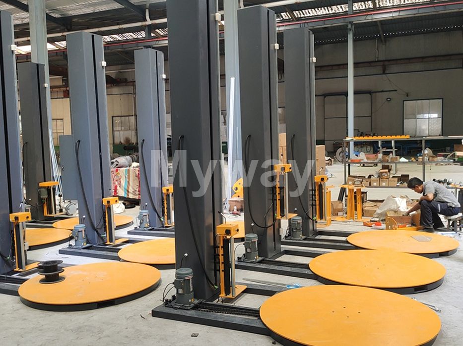 Automatic Turntable Pallet Wrapping Machine