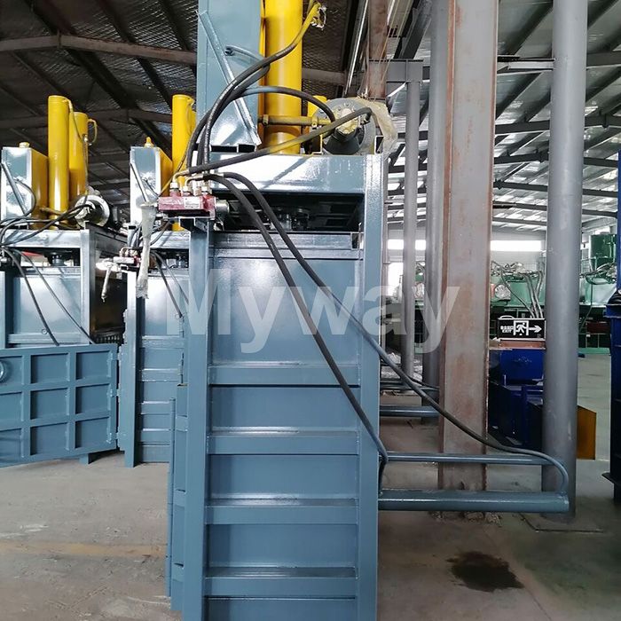 Paper waste hydraulic baler machine