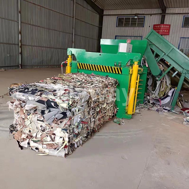 waste paper hydraulic baling press machine
