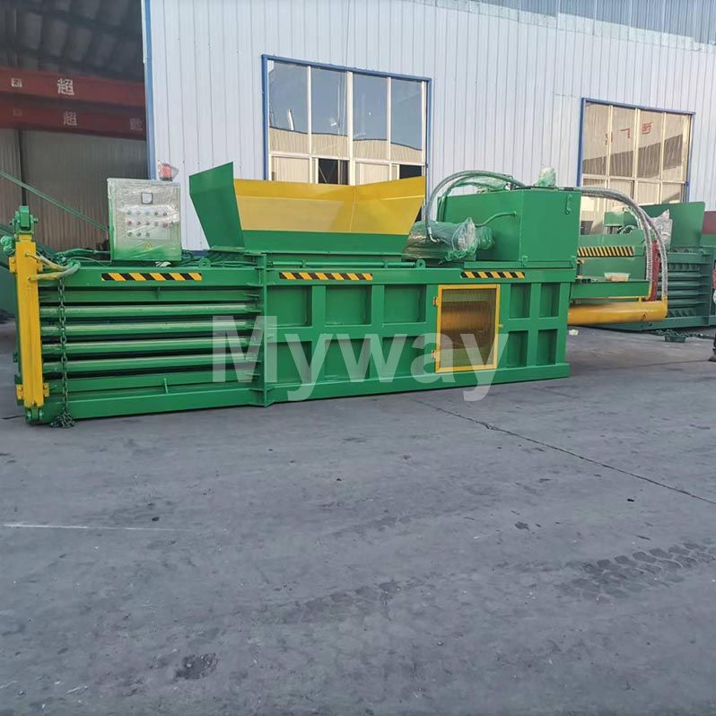 Efficient Horizontal Textile Baler Machine