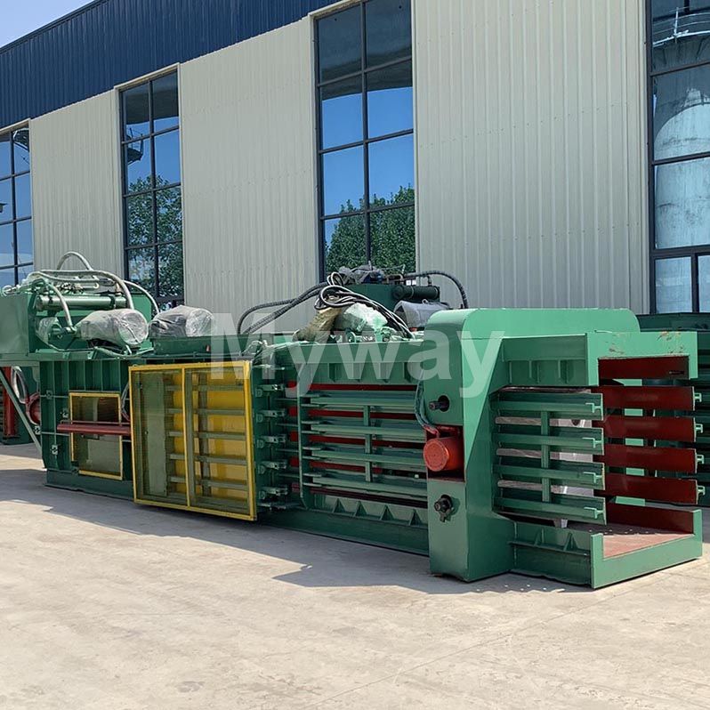 Horizontal Plastic Baler Machine for Efficient Bottle Recycling