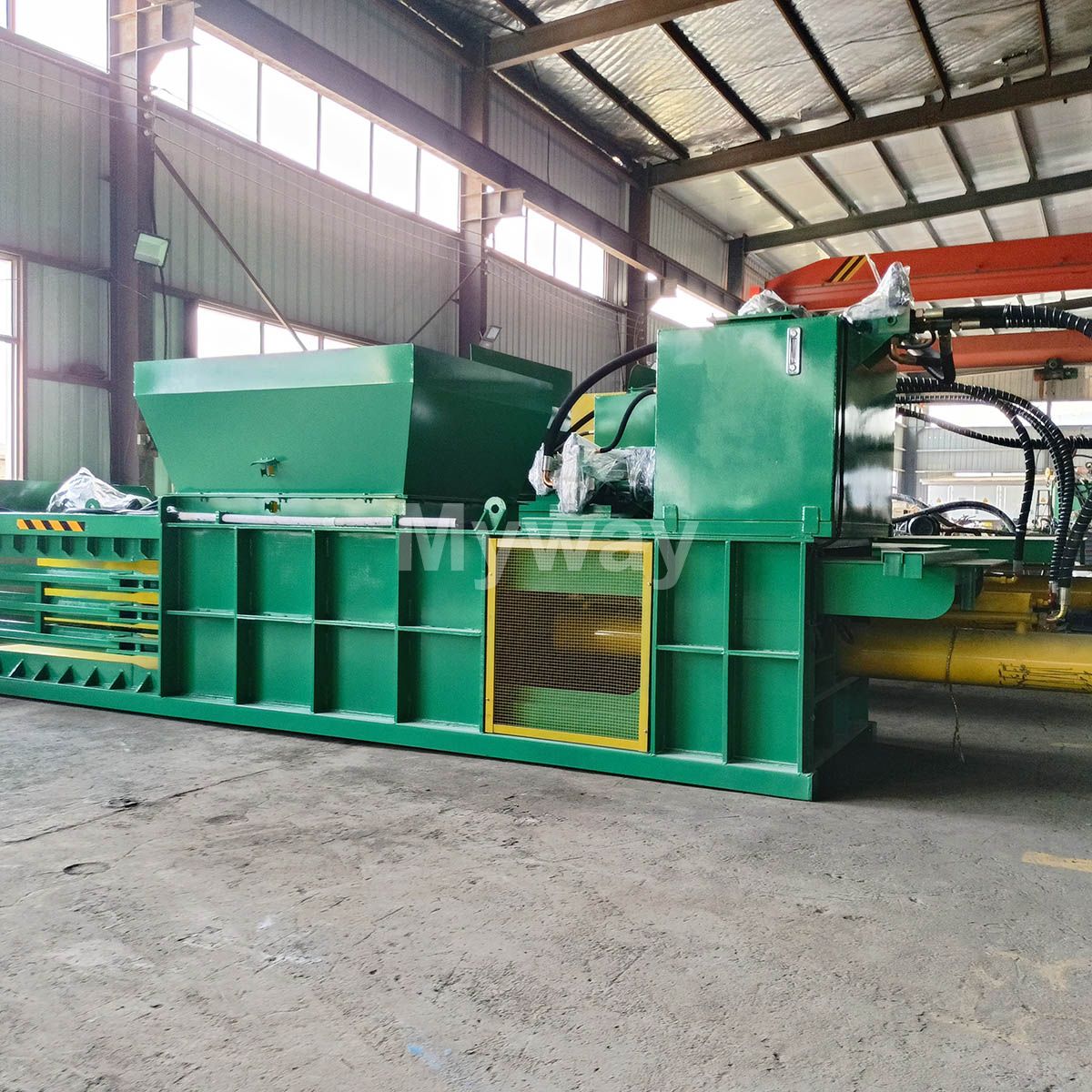 Hydraulic Plastic PET Bottle Baler Machine
