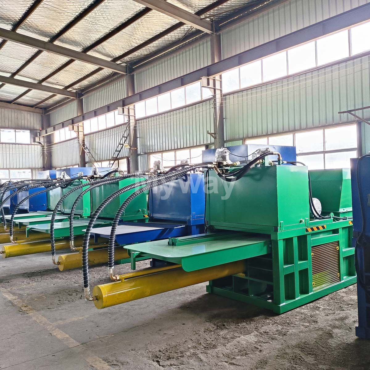 Waste Cardboard Press Baling Machine