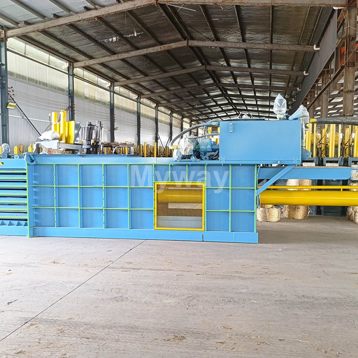electric type horizontal cotton baler