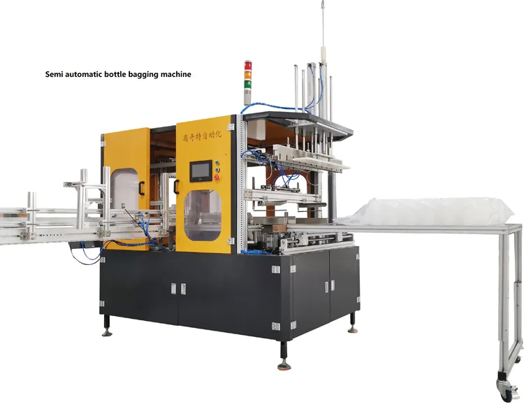 The difference with semi-automatic and full-automatic bottle bagging ...