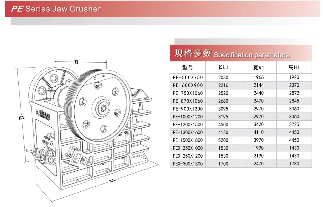 PE Series Jaw Crusher, PE Jaw Crusher