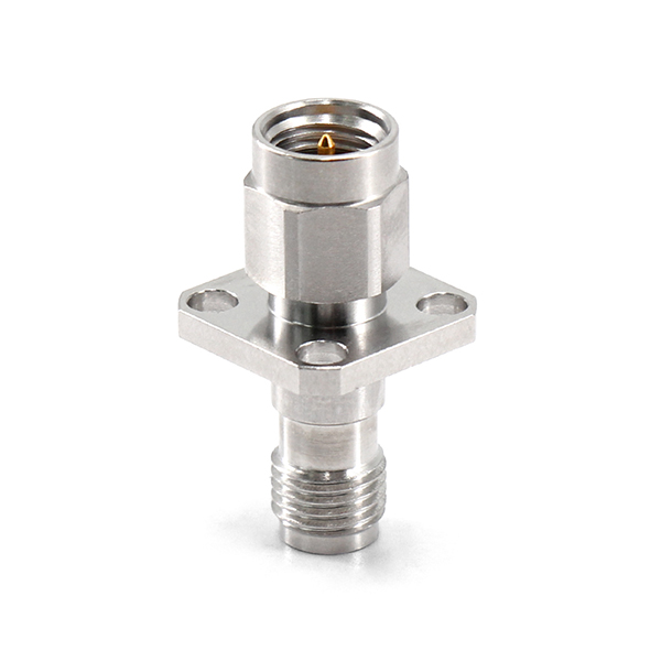 2.92mm Male to 2.92mm Female Adapter,4 Hole Flange