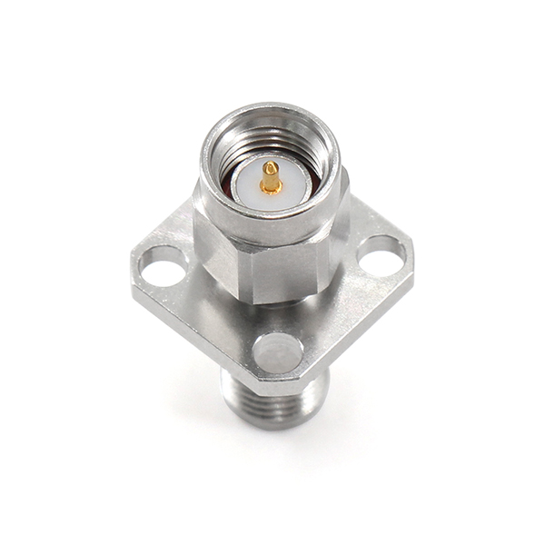 2.92mm Male to 2.92mm Female Adapter,4 Hole Flange