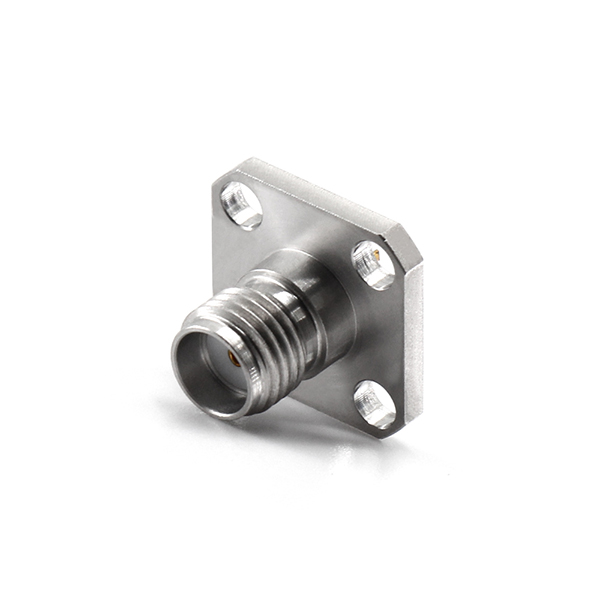 SMA Female Connector panel mount,4 Hole Flange,Direct connection