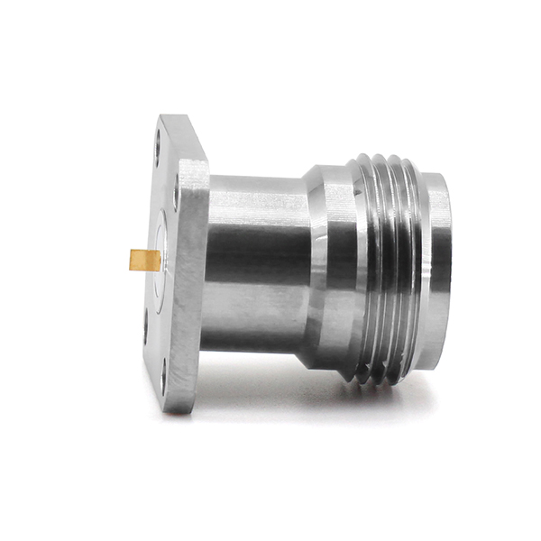 N Female Connector panel mount,4 Hole Flange,Direct connection