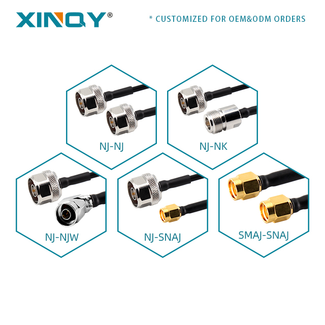 NJ-SMAJ 6G LMR200 Wide Band Flexible Cable Assembly