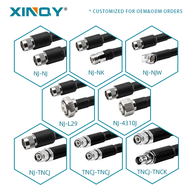 NJ-NJ 6G LMR600 Wide Band Flexible Cable Assembly