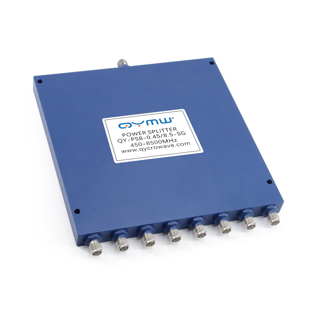 8 Way SMA Power Divider/Combiner 450-8500MHz