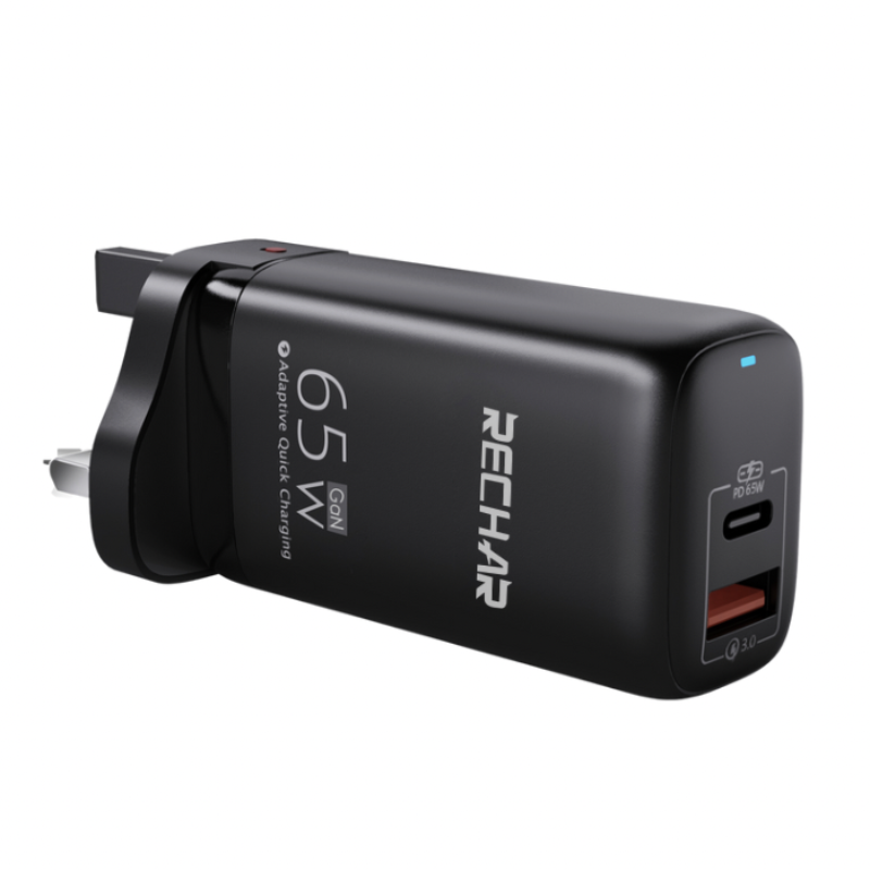 65W GaN Dual Port Wall Charger