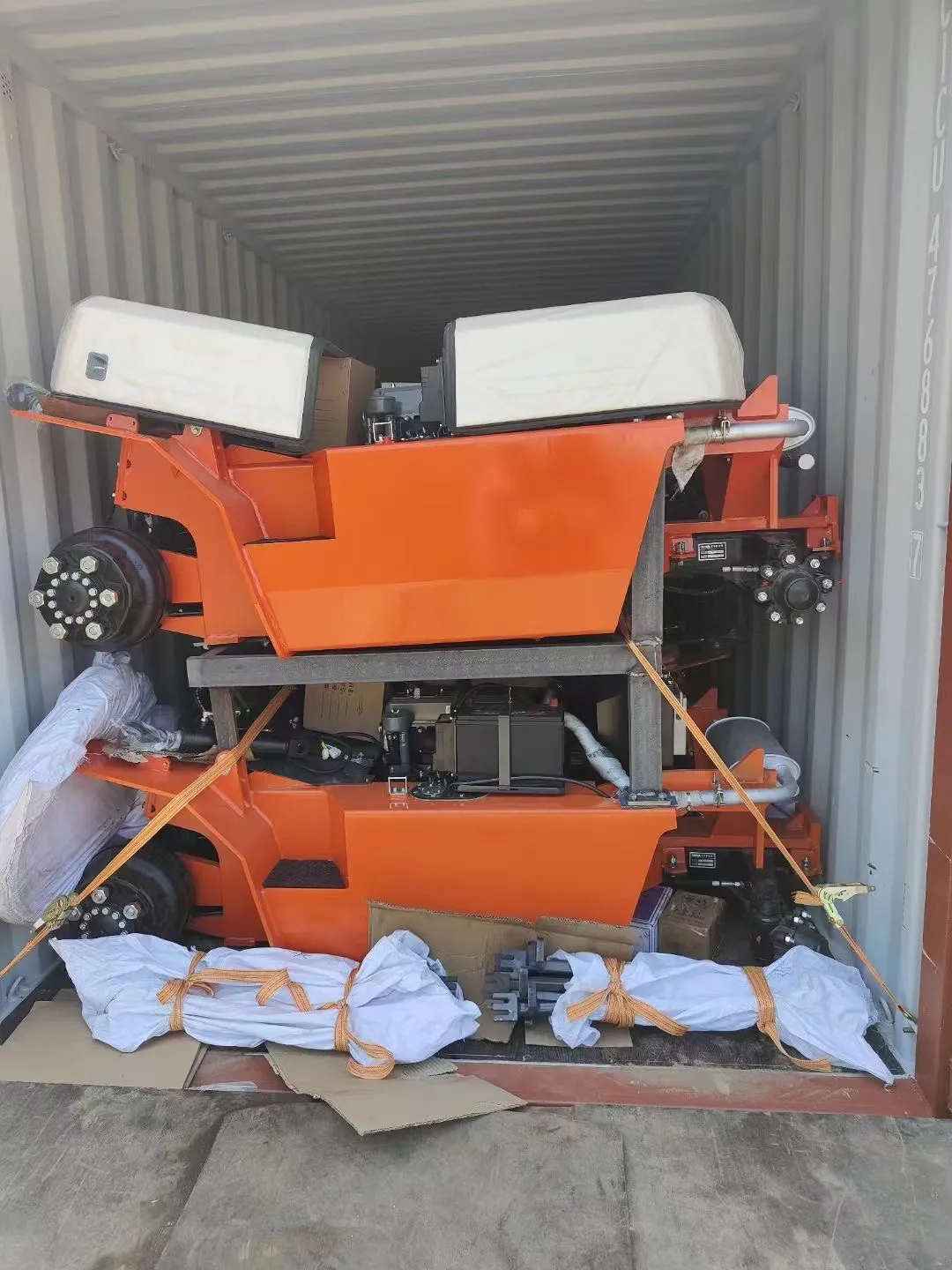 10 units 3 ton forklift with SKD type for our dealer is ready for ship