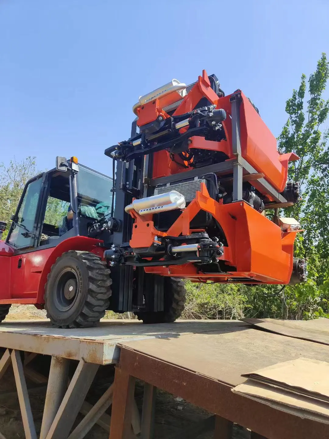 10 units 3 ton forklift with SKD type for our dealer is ready for ship