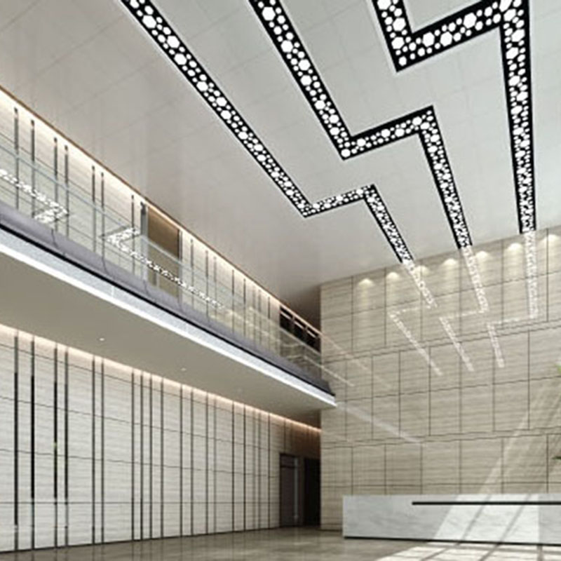 LED Light Groove Slot Aluminum Ceiling