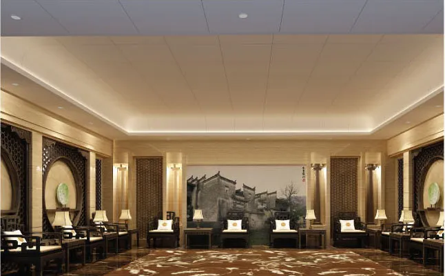 Interior Arc Shape Design Aluminum Curved Ceiling