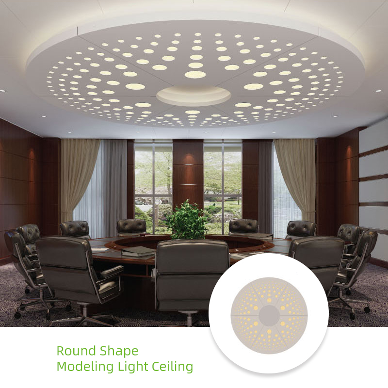 Round Shape Modeling Aluminum Ceiling Panel