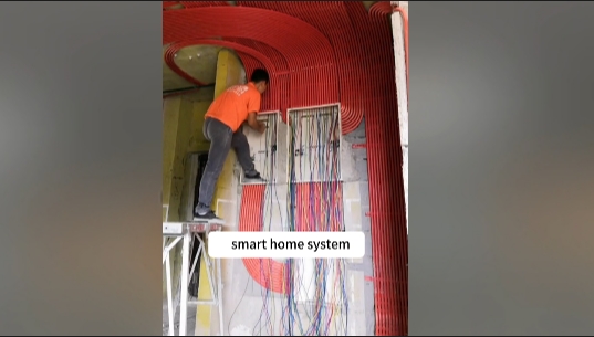 What you're seeing here is a wiring method for a whole-house wired ...