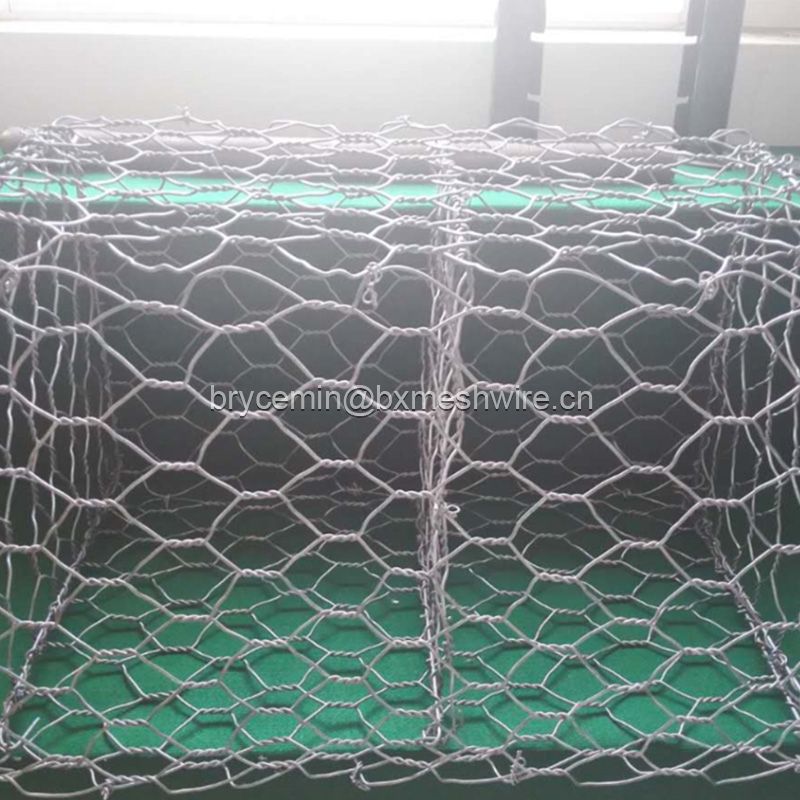 Galvanized Hexagonal Gabion Mesh