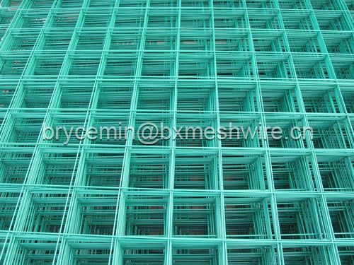 Green Coated PVC Welded Mesh Panels Wire Mesh