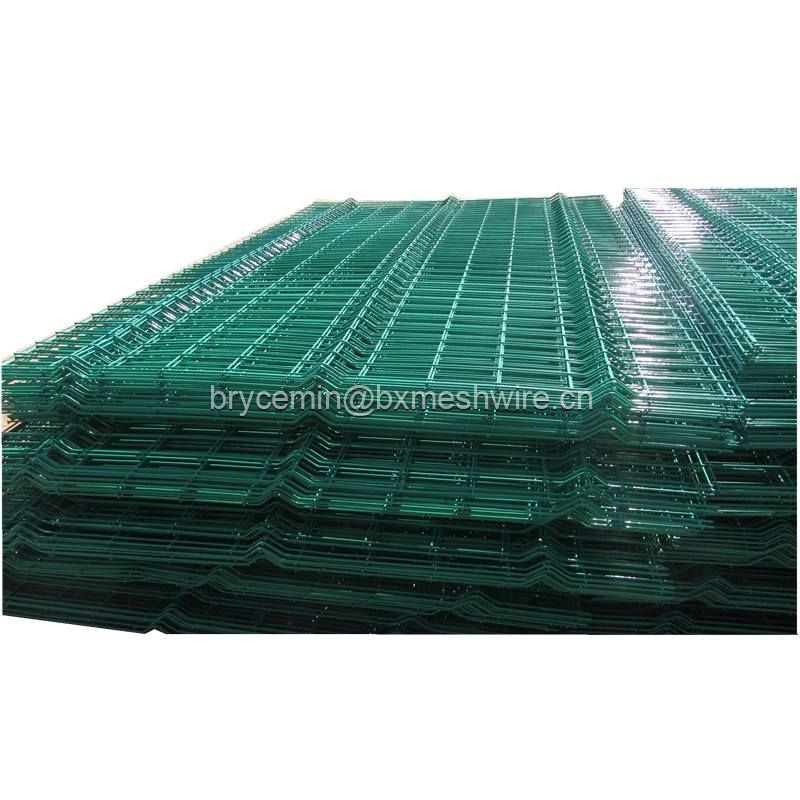 Green Coated PVC Welded Mesh Panels Wire Mesh