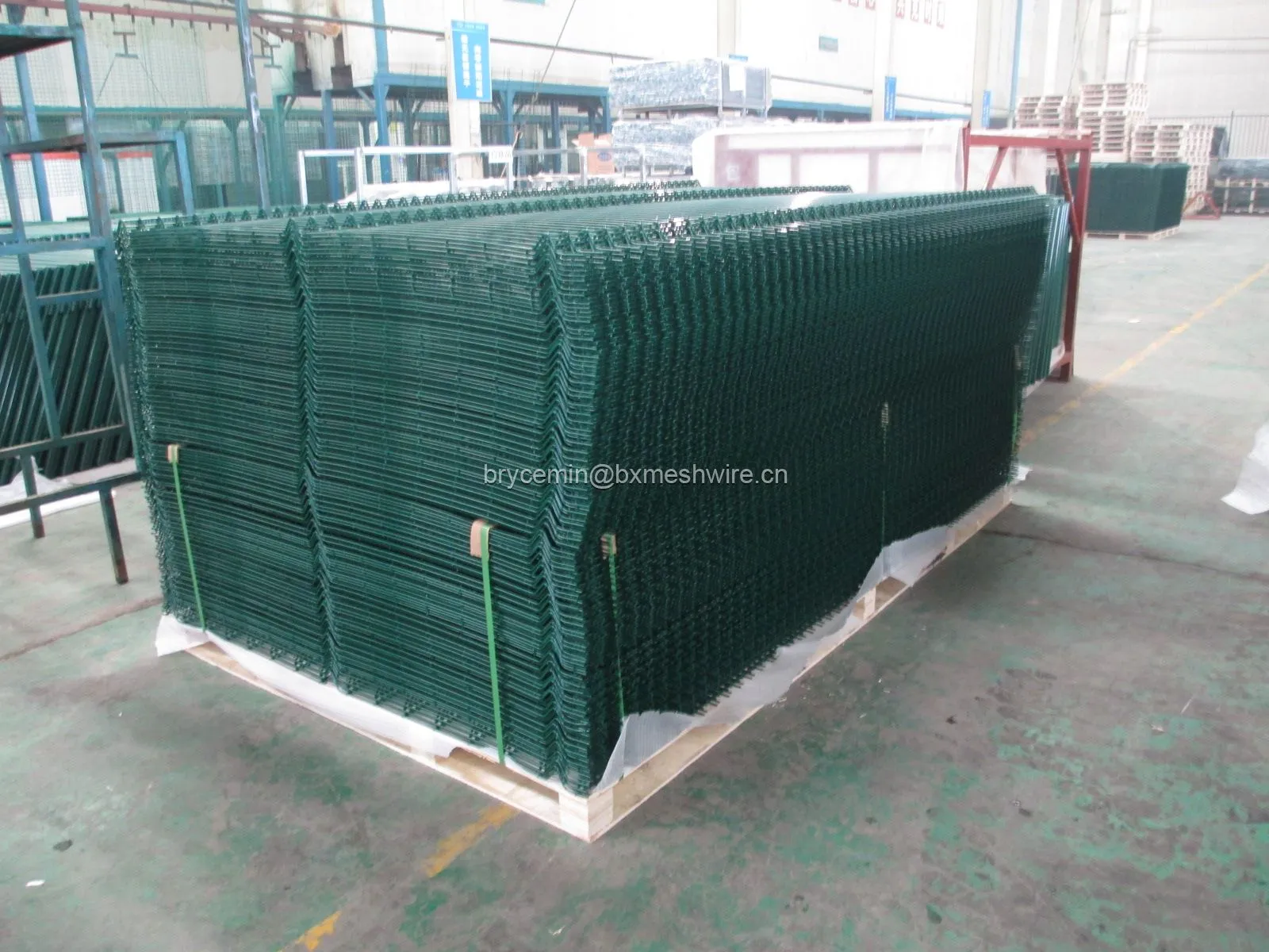 Green Coated PVC Welded Mesh Panels Wire Mesh