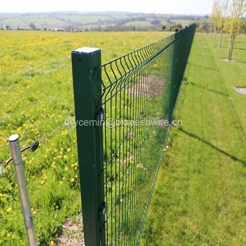 3D Curvy Welded Wire Mesh Fence Panel
