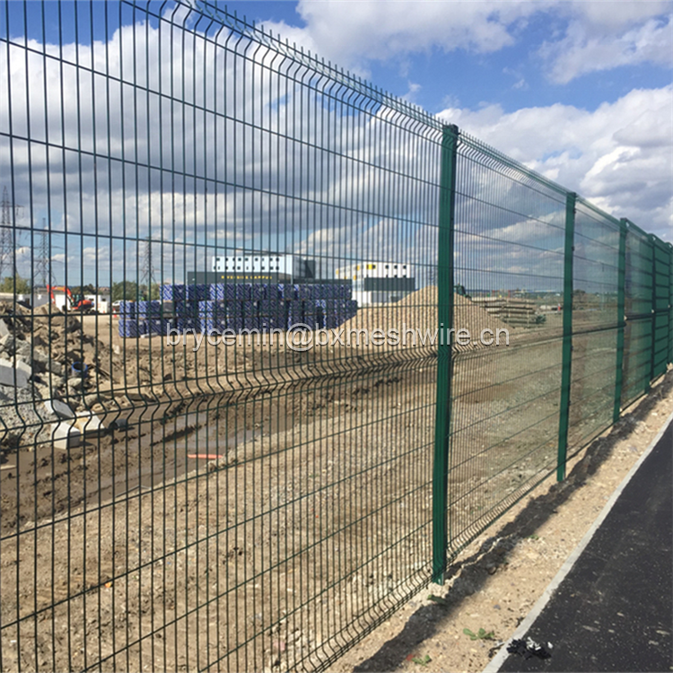 3D Curvy Welded Wire Mesh Fence Panel