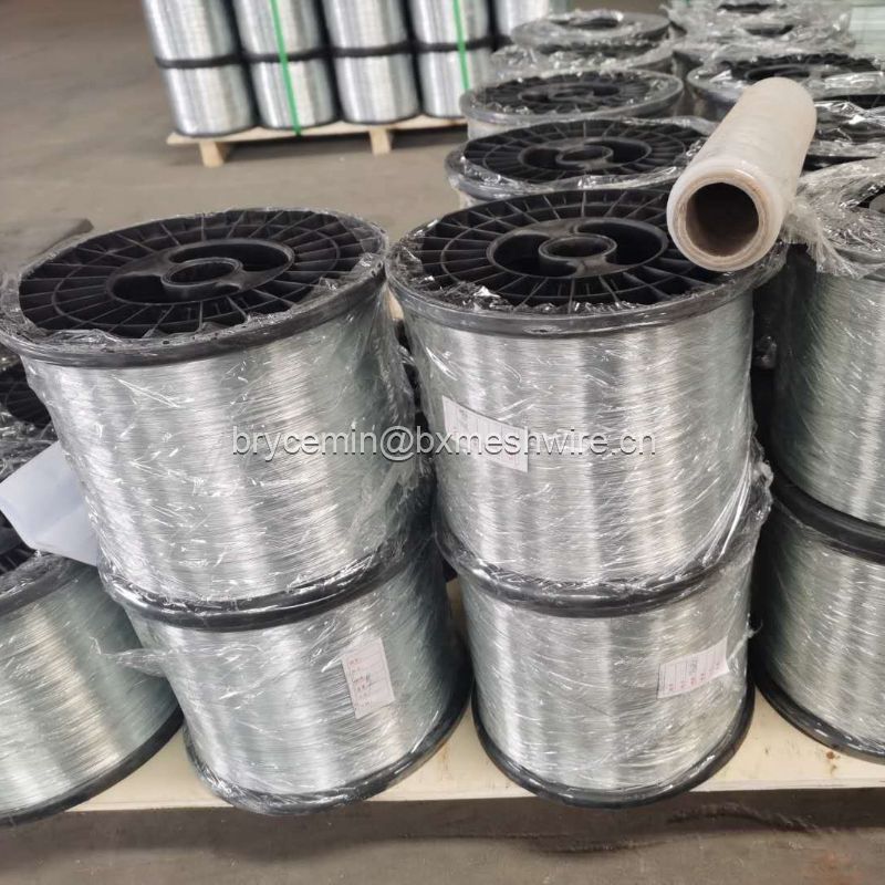 electro galvanized iron wire for weaving wire mesh