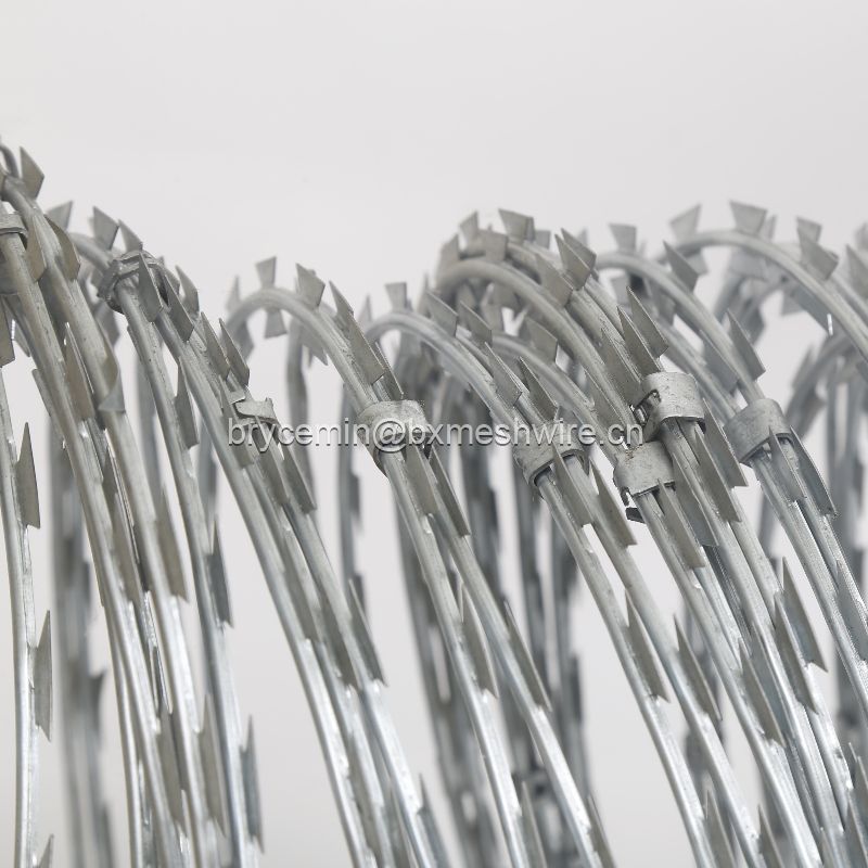 Concertina Galvanized Razor Wire