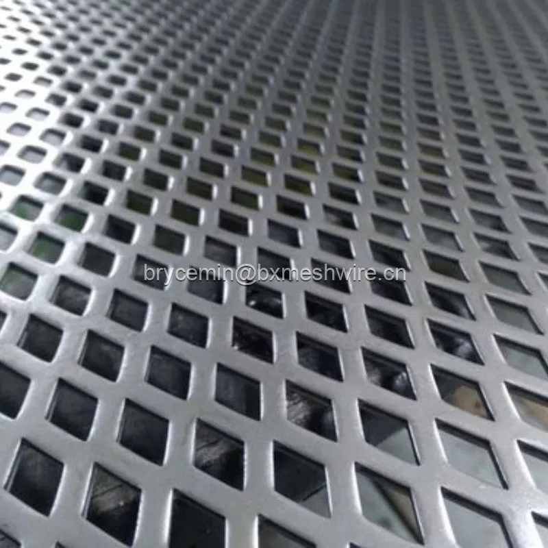punching perforated sheet metal panel