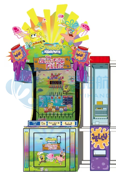 Spongebob Squarepants,Card pusher,coin games machine,amusement machine ...