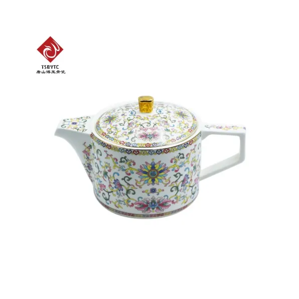 Bone china tea pot