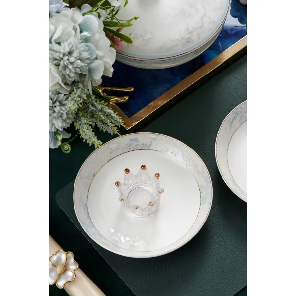 62PCS BONE CHINA DINNER SET