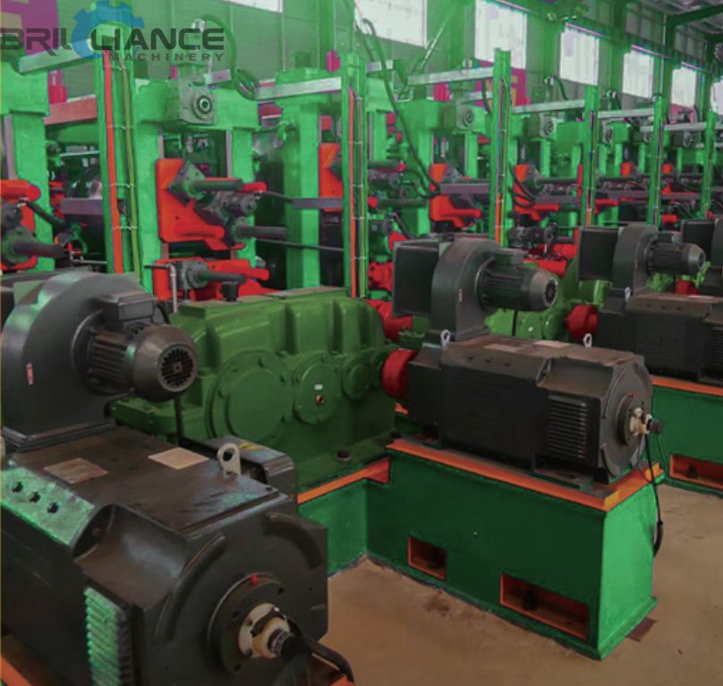 Square Tube Mill Line Metal Pipe Production Machine