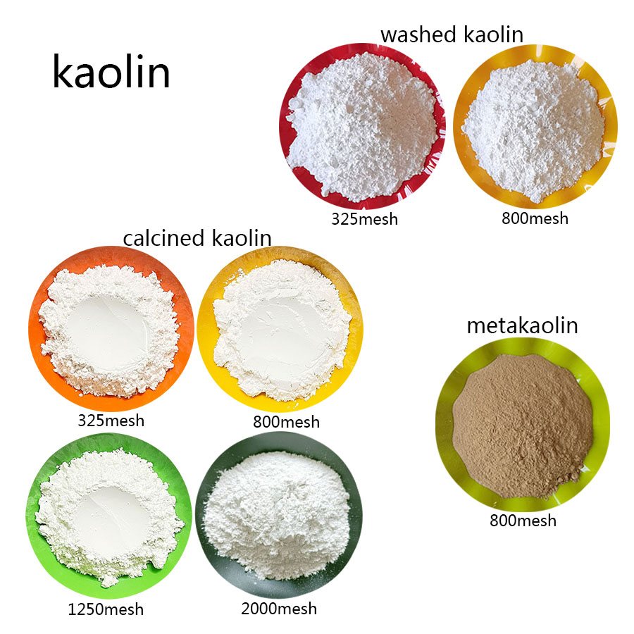 Calcined Kaolin, Kaolin Washed, Metakaolin Powder