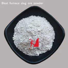Blast furnace slag ore powder